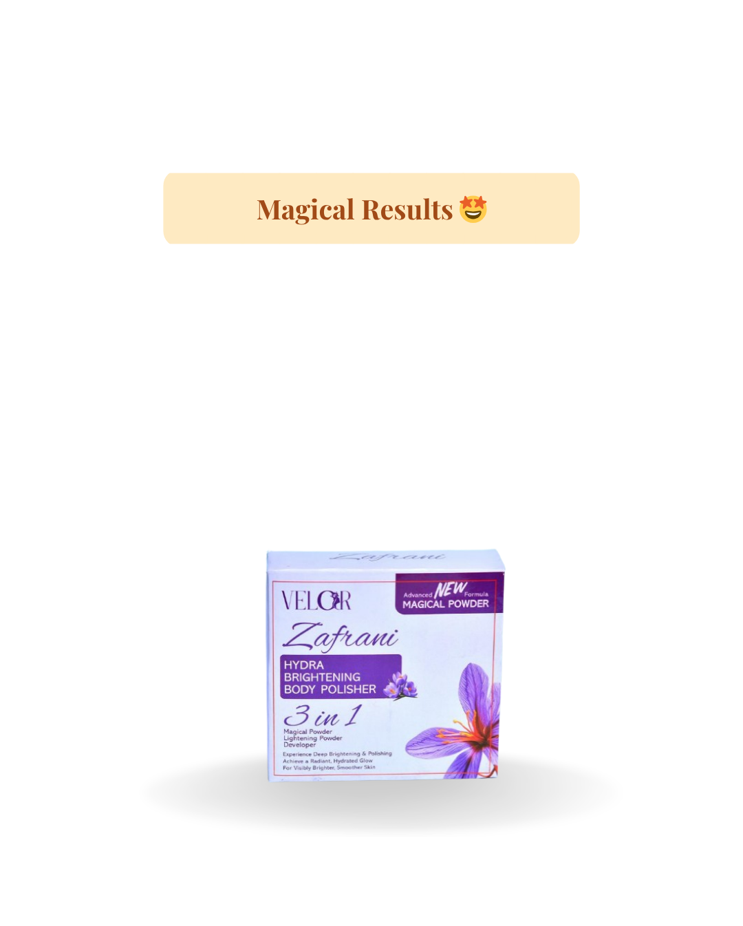 ZAFRANI HYDRA BRIGHTENING BODY 3 IN 1 POLSHER – Velor cosmetics
